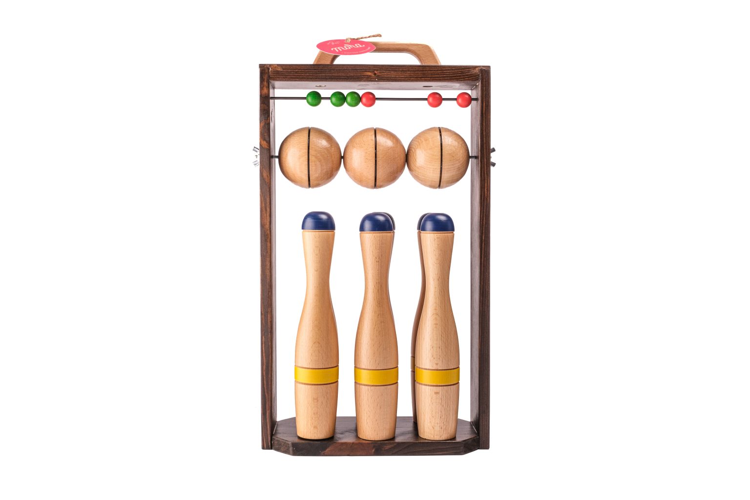 Bowling set 24 cm with frame | Mora Play