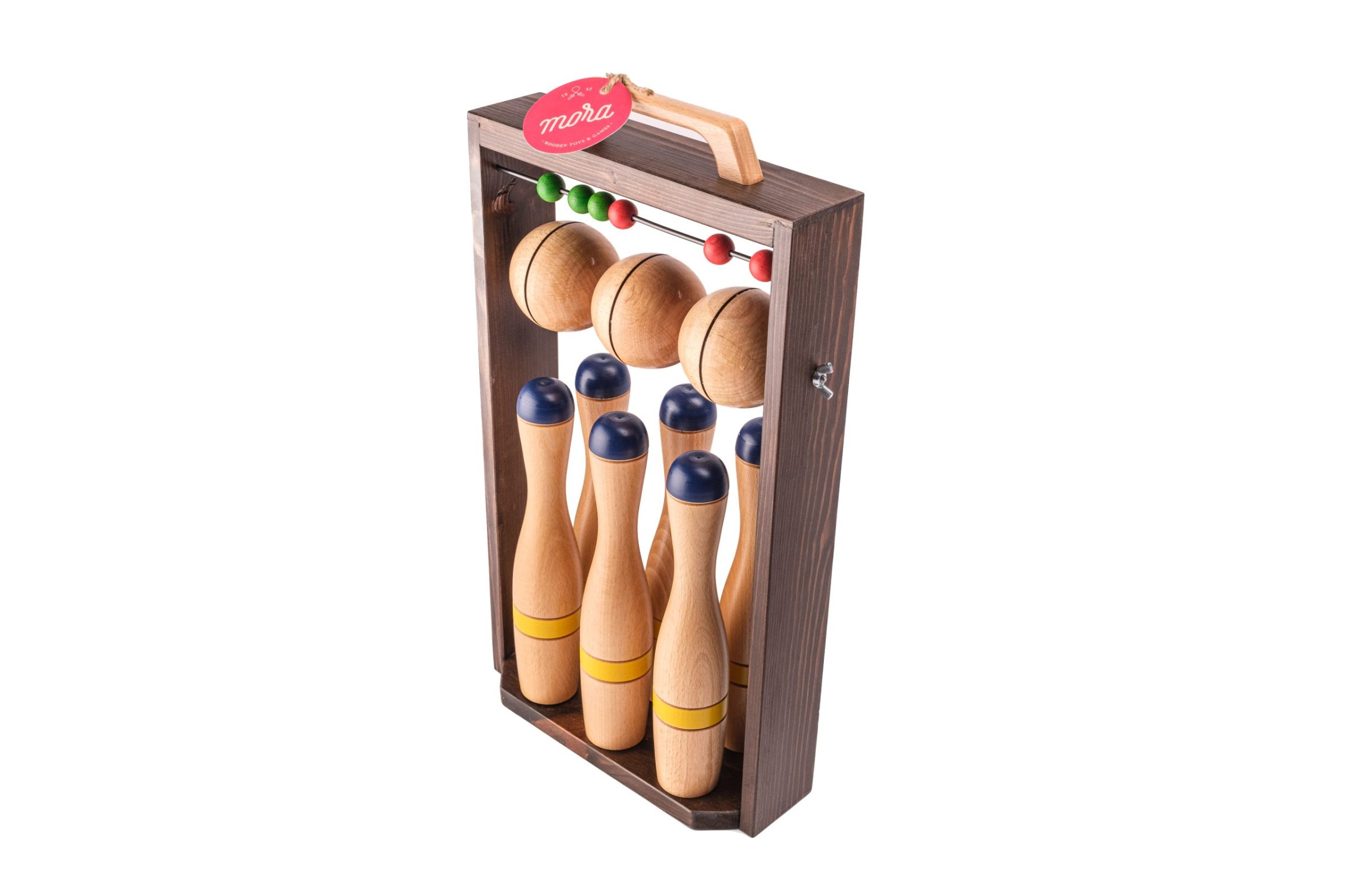 Bowling set 24 cm with frame | Mora Play